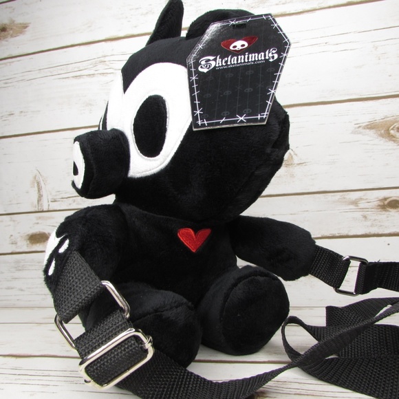 Loungefly | Bags | Skelanimals Loungefly Jae Wolf Cross Body Plush ...